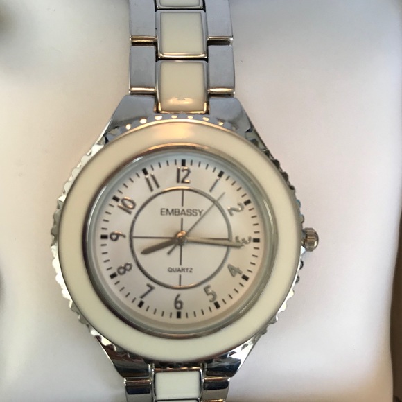 Embassy | Accessories | New Embassy Watch Whitesilver Color | Poshmark
